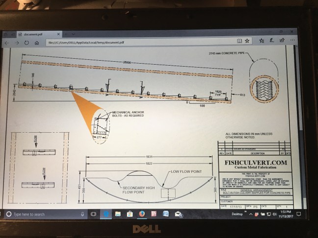 Baffle Concrete Pipe – FISH CULVERT COULOIR POUR POISSON